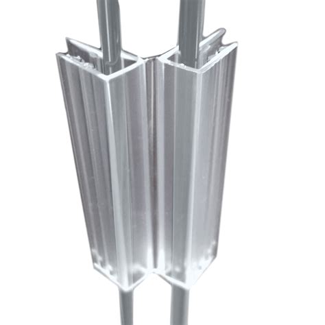 Plastic Hinged Plexiglass Connectors For Acrylic Sheets Sneeze Guard Holders® Store Fixtures