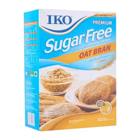 Iko Sugar Free Oat Bran Oatmeal Cracker Lazada Singapore