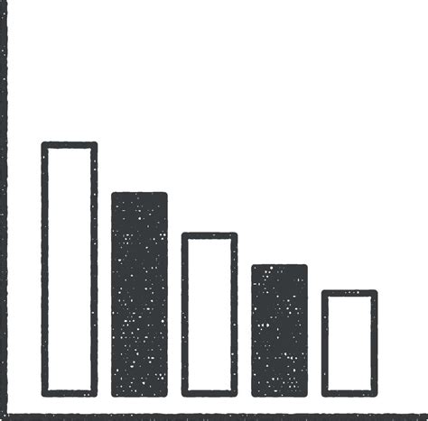 Downgrade Schedule Icon Vector Illustration In Stamp Style 38030482 Vector Art At Vecteezy