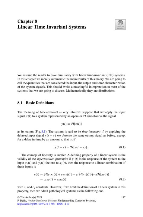 pdf linear time invariant systems