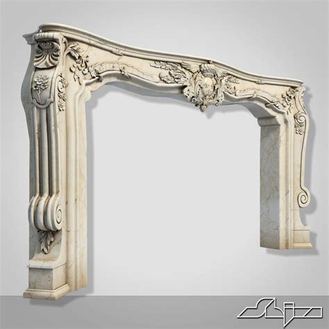Fireplace And Decor 15 3d Model 29 Max Fbx Obj Free3d