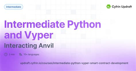 Video Boa Favs Interacting Anvil Intermediate Python And Vyper