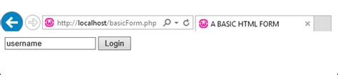 Php Tutorials The Html Form