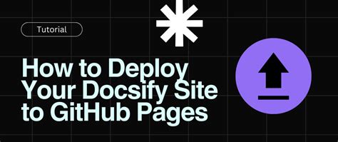 How To Deploy A Docsify Site To Github Pages Dev Community