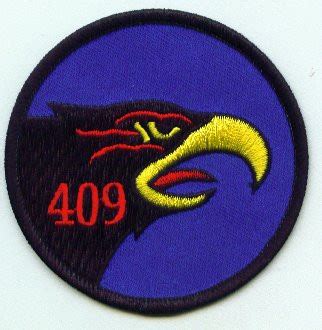 409 Squadron Crest Right Facing Bird Patchesandpunches