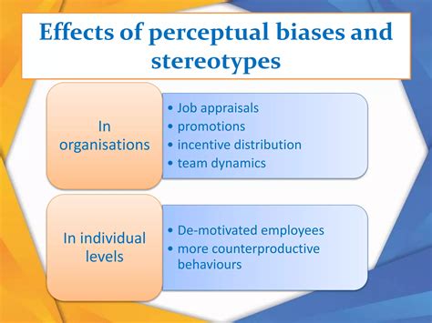 Perceptual Biases And Stereotyping Pptx Debated Sensitive Social