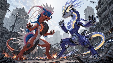 Koraidon X Miraidon 4k Wallpaper By Costanzaai On Deviantart