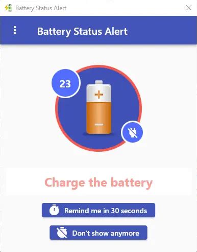 FreeAptitude Battery Status Alert App