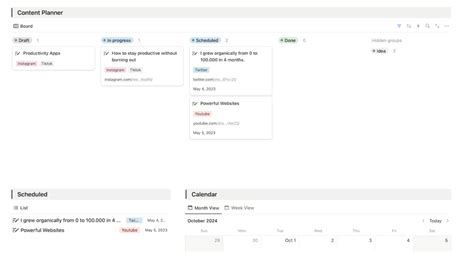 8 FREE Content Plan Templates To Organize The Chaos