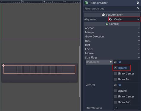 Horizontal Scrollable And Centered Buttons Archive Godot Forum