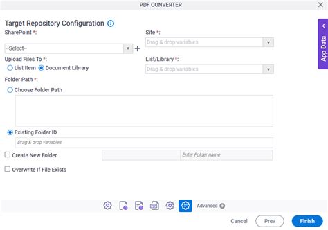 Pdf Converter Target Repository Sharepoint
