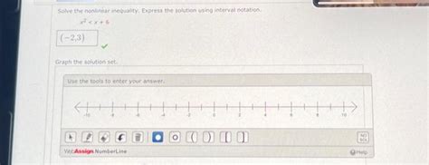 Solve The Nonlinear Inequality Express The Solution