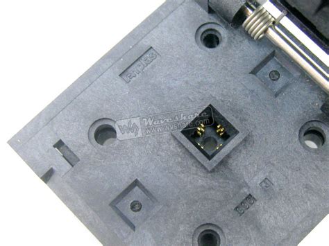 QFN 8 24 B 0 5 02 Enplas IC Test Burn In Socket For QFN8 MLP8 MLF8 Package