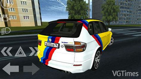 Simple Car Crash Physics Sim BMW X5 M Автомобили Транспорт