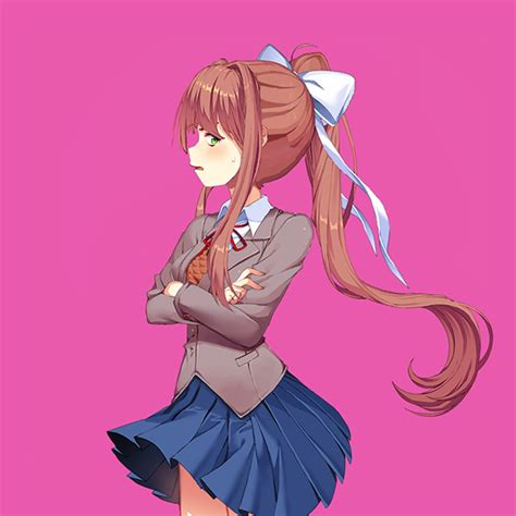 Someone Else Originally Created This Pose Style With Monika I Kept