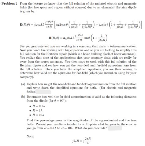 Solved From The Lecture We Know That The Full Solution Of Chegg