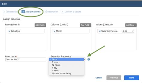 Pivot Does Not Update Smartsheet Community