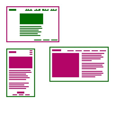 help different layouts and components for mobile and desktop for a
