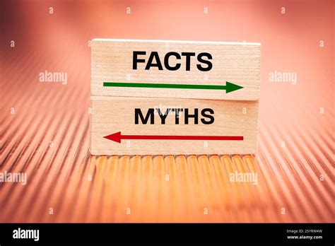 Facts Vs Myths Concept Reliability And Disinformation Information