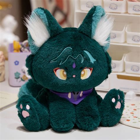 Genshin Impact Xiao Meow 32cm 44cm Plush Doll Pillow