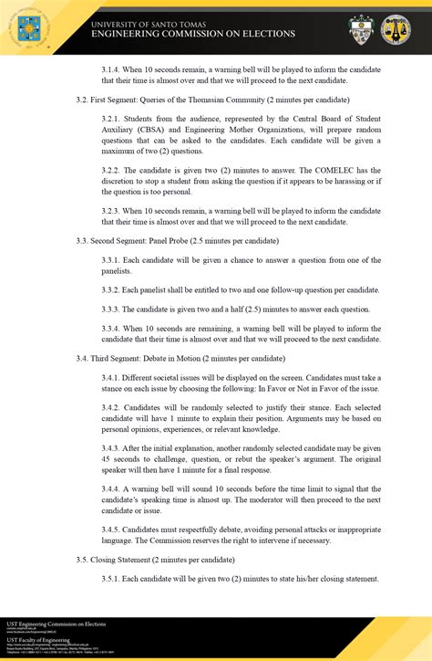 Ust Engineering Ust Engineering Commission On Elections