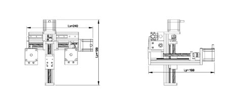 Multi Axis Ball Screw Linear Motion Gantry Module Cartesian Robot Products From Chengdu Fuyu