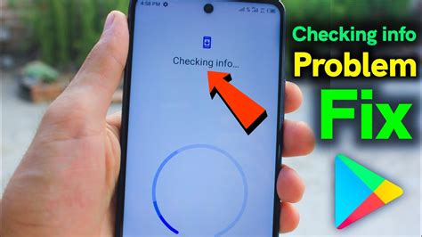 How To Solve Checking Info Problem In Play Store Play Store Checking