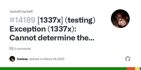 [1337x] testing exception 1337x cannot determine the frame size or