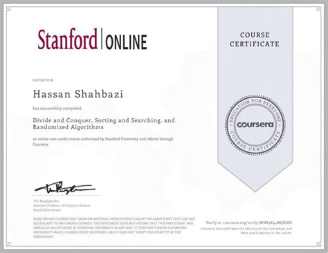 Hassan Shahbazi On Linkedin Algorithms Stanforduniversity Accomplishment 10 Comments