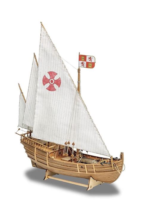 Nina Model Ship Kit Caravel Of Columbus Amati 1411