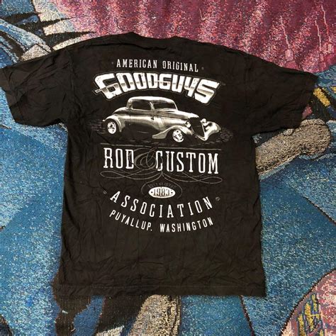 Goodguys Hot Rod Racing Custom Motor T Shirt Mens Fashion Tops