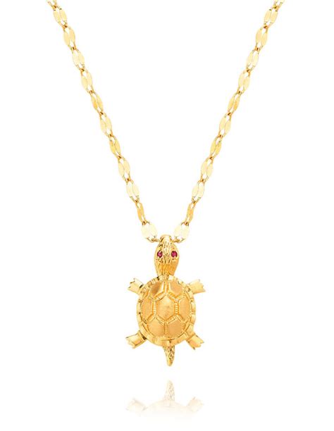 18k 무빙 거북이 목걸이 Verato 베라토 24k 18k 14k Fine Jewelry