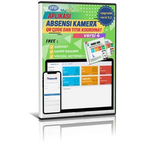 Jual Source Code Absensi.v4 Qr code dan Lokasi berbasis web | Shopee Indonesia