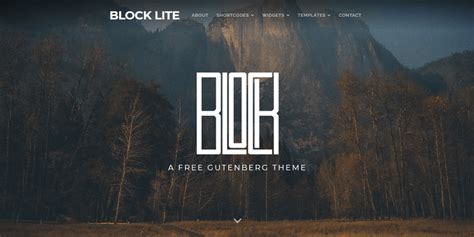 Block Lite Gutenberg Ready WordPress Theme Bypeople
