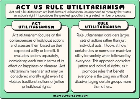 Know Act Vs Rule Utilitarianism Keraps
