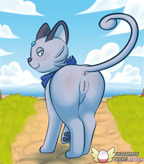 Rule 34 Alolan Form Alolan Persian Anus Beach Blue Sky Blush Body Blush Cloud Detailed