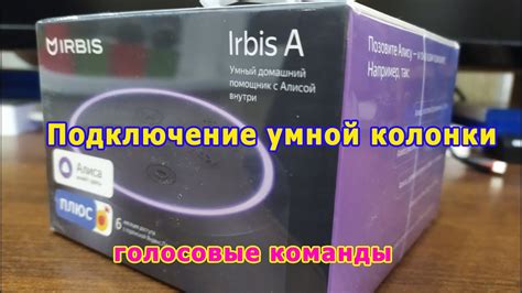 Умная колонка IRBIS A с голосовым управлением Алиса - YouTube