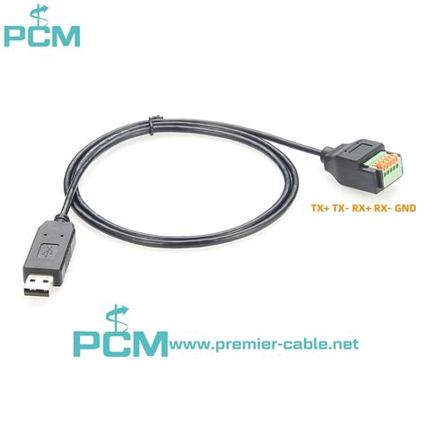 Usb To Rs485 Rs422 Serial Adapter With Terminal Block Premier Cable A
