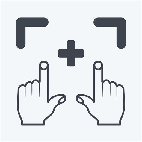 Icon Picture Action Suitable For Hand Actions Symbol Glyph Style Simple Design Editable
