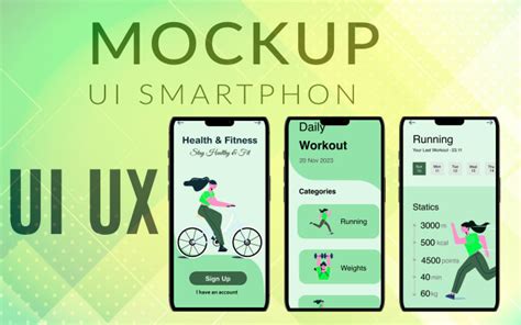 design ui app mock up realistic iphone by ui ux visionary fiverr