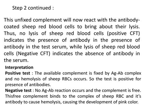 Complement Fixation Tests PPTX