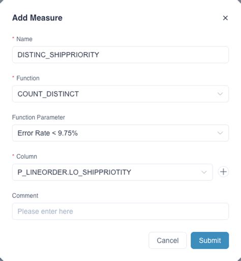 Count Distinct Approximate Apache Kylin