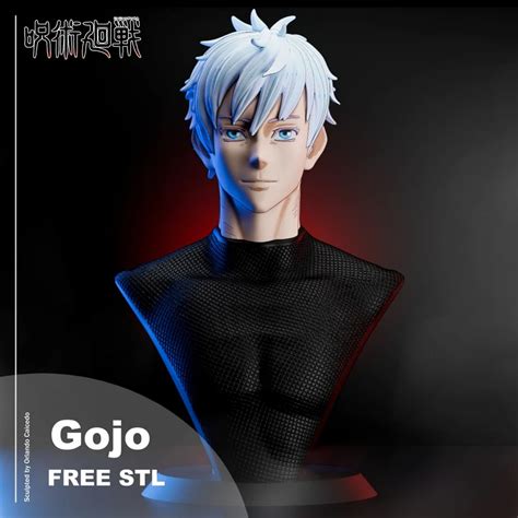 Satoru Gojo 3d Print Model Download Free