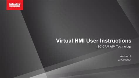 Pdf Virtual Hmi User Instructions Dokumentips