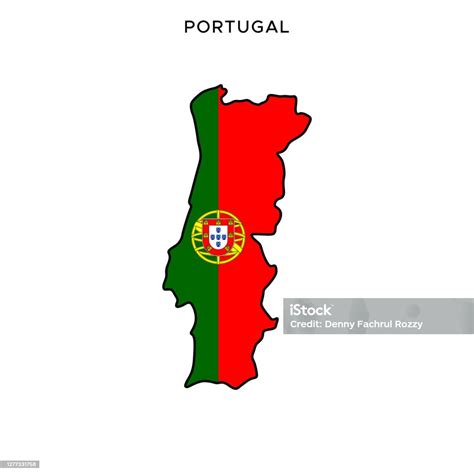 플래그 벡터 스톡 일러스트 디자인 템플릿이 있는 포르투갈지도입니다 편집 가능한 스트로크 0명에 대한 스톡 벡터 아트 및 기타 이미지 0명 개념 개념 기호 Istock