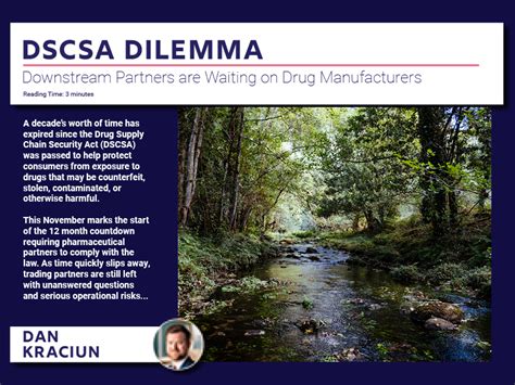 The Drug Manufacturer S Dscsa Dilemma Trust Med