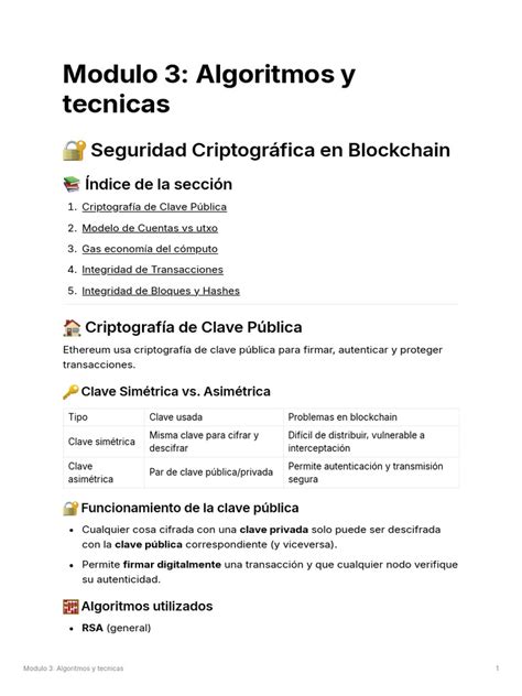 Algoritmos Y Tecnicas Pdf Clave Criptografía Criptografía De Clave Pública