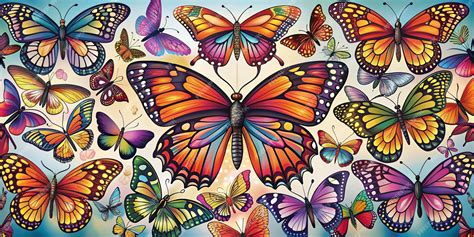 Premium Photo A Colorful Butterfly With Many Colors Of Wings