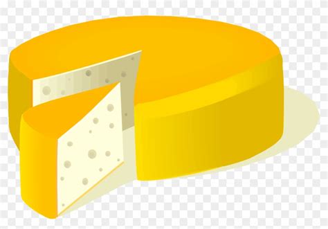 Download Cheese Food Edam Cheese Slice Png Image Wheel Of Cheese Clip