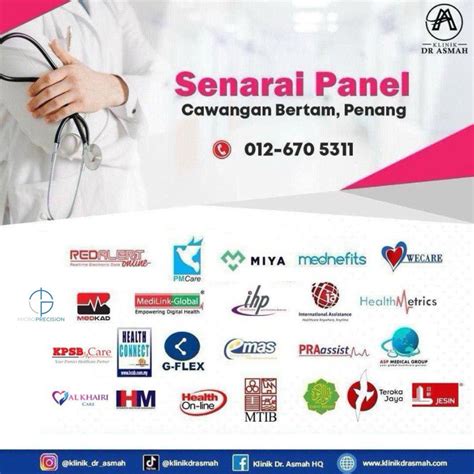 Senarai Panel Mengikut Cawangan Ya🥰 Klinik Dr Asmah Hq Facebook